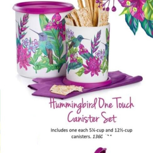 Tupperware | Kitchen | Tupperware Hummingbird Canisters | Poshmark